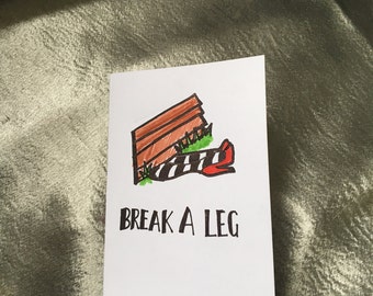 Break a leg | Etsy