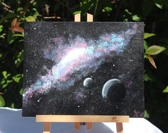 Space painting | Etsy