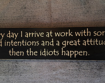 Funny work signs | Etsy