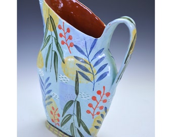 Nancy Gardner Ceramics. Hand built hand by nancyandburt on Etsy