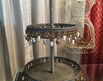 Beaded cake stand | Etsy