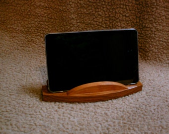 Wooden phone stand | Etsy