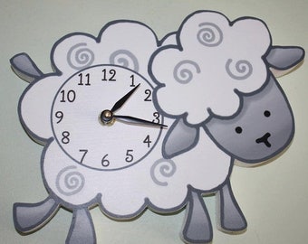 Sheep clock | Etsy