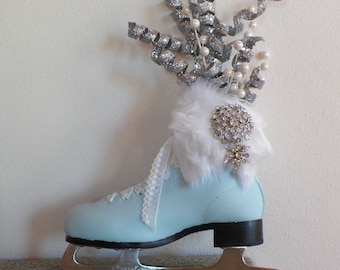 Painted ice skates | Etsy