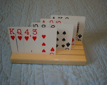 Playing card holder | Etsy