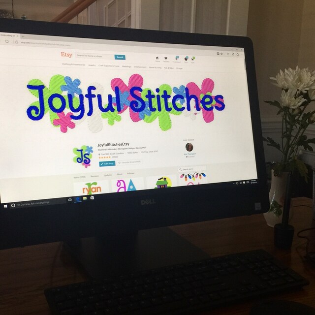 Machine Embroidery Monogram Designs Since by JoyfulStitchesEtsy