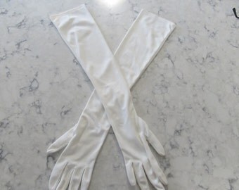 White opera gloves | Etsy