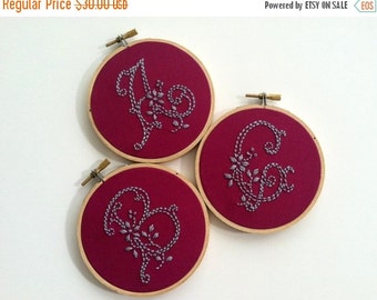 Letter j embroidery | Etsy