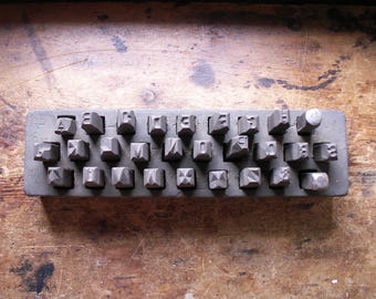 Alphabet punch sets | Etsy