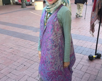 Pashmina vest | Etsy