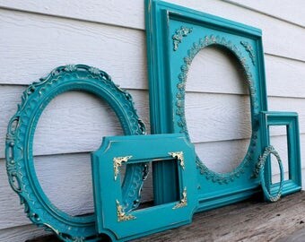 Turquoise home decor | Etsy