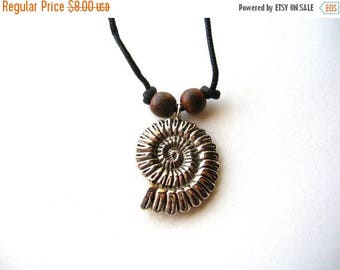 Snail shell necklace | Etsy