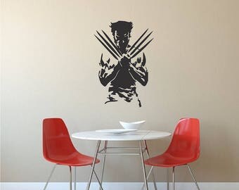 Superhero wall decal | Etsy