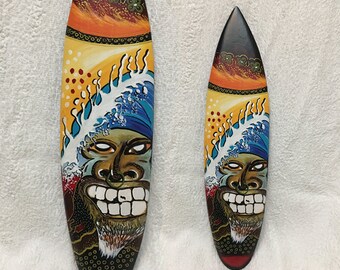 Surfboard wall art | Etsy