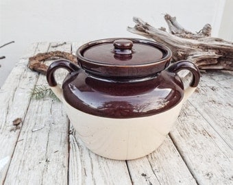 Vintage bean pot | Etsy