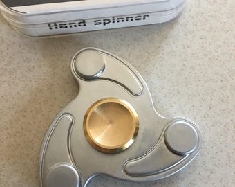 Gold fidget spinner | Etsy