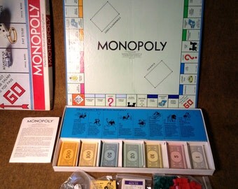 Small Monopoly game board notepad