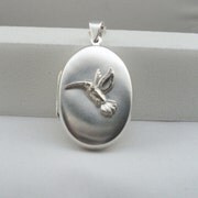 Silverbird Jewelry Handmade Resin Lockets by Silverbird1Jewelry