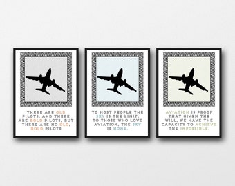 Aviation quote | Etsy