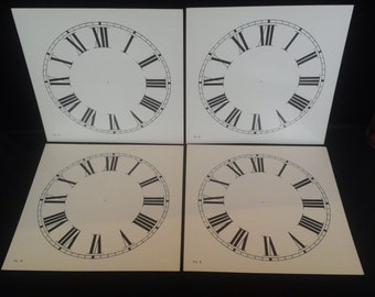 Paper clock dial | Etsy