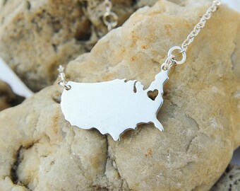 Country necklace | Etsy