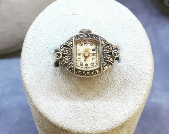 Marcasite watch | Etsy