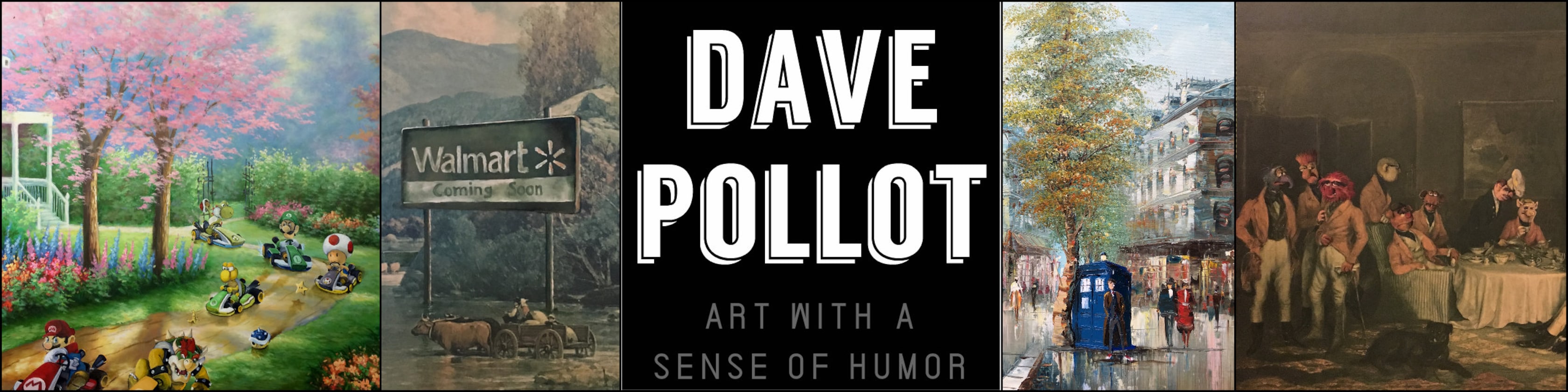 Dave Pollot Repurposed & Enhanced Thrift Art by DavePollot on Etsy