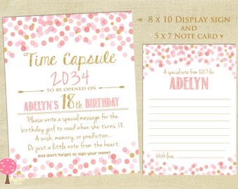 Time capsule sign | Etsy