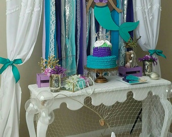 Mermaid photo booth | Etsy