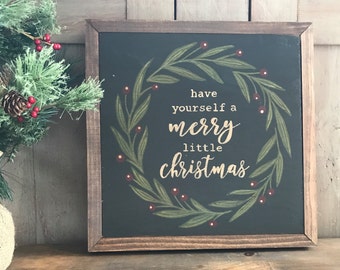 Christmas sign | Etsy
