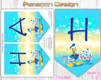 Donald duck birthday | Etsy