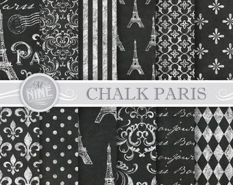 CHALK Clip Art: VICTORIAN Chalk Clipart Design Elements Chalk