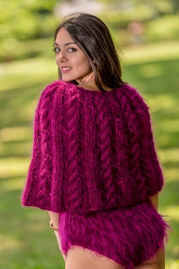 Free Shipping Tiffy Mohair Cowlneck Body Bodysuit Sweater Hand