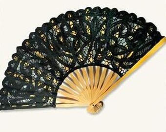 Lace hand fan | Etsy
