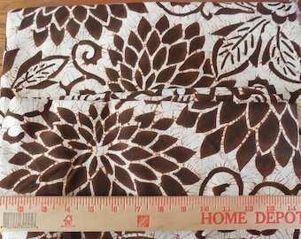 White batik fabric | Etsy