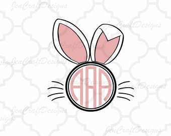Bunny ears svg | Etsy