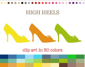 High heel clipart | Etsy