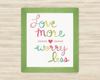 cross stitch pattern PDF finished embroidery key by TimeForStitch