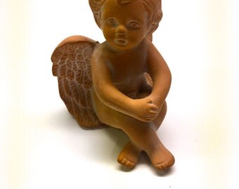 Terracotta angel | Etsy