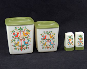 Vintage canister set | Etsy