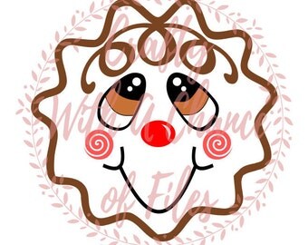Gingerbread man svg | Etsy