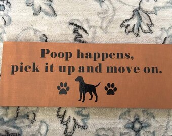 Poop sign | Etsy