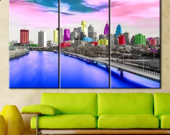 Skyline backdrop | Etsy