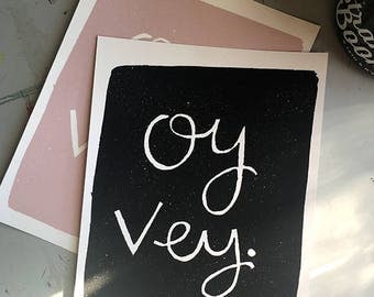 Oy vey | Etsy