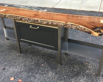 Live edge buffet | Etsy