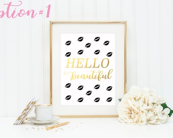 Gold nursery decor | Etsy