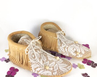 Boho slippers | Etsy