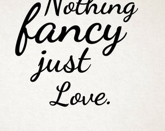 Nothing fancy | Etsy