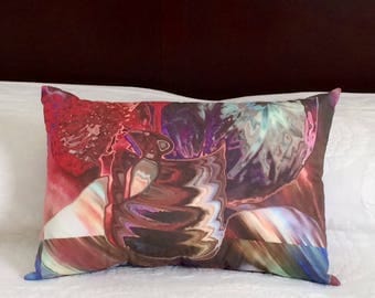 Abstract pillow | Etsy