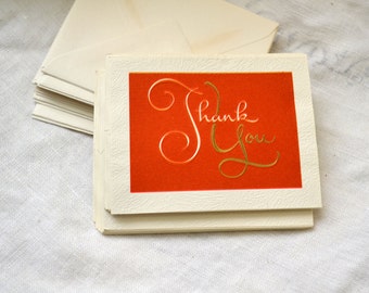 Vintage Thank You Cards | Etsy